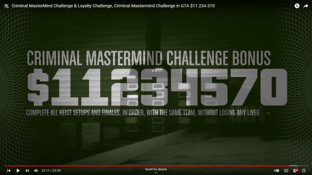 Criminal Mastermind Challenge GTA - GTA Tips